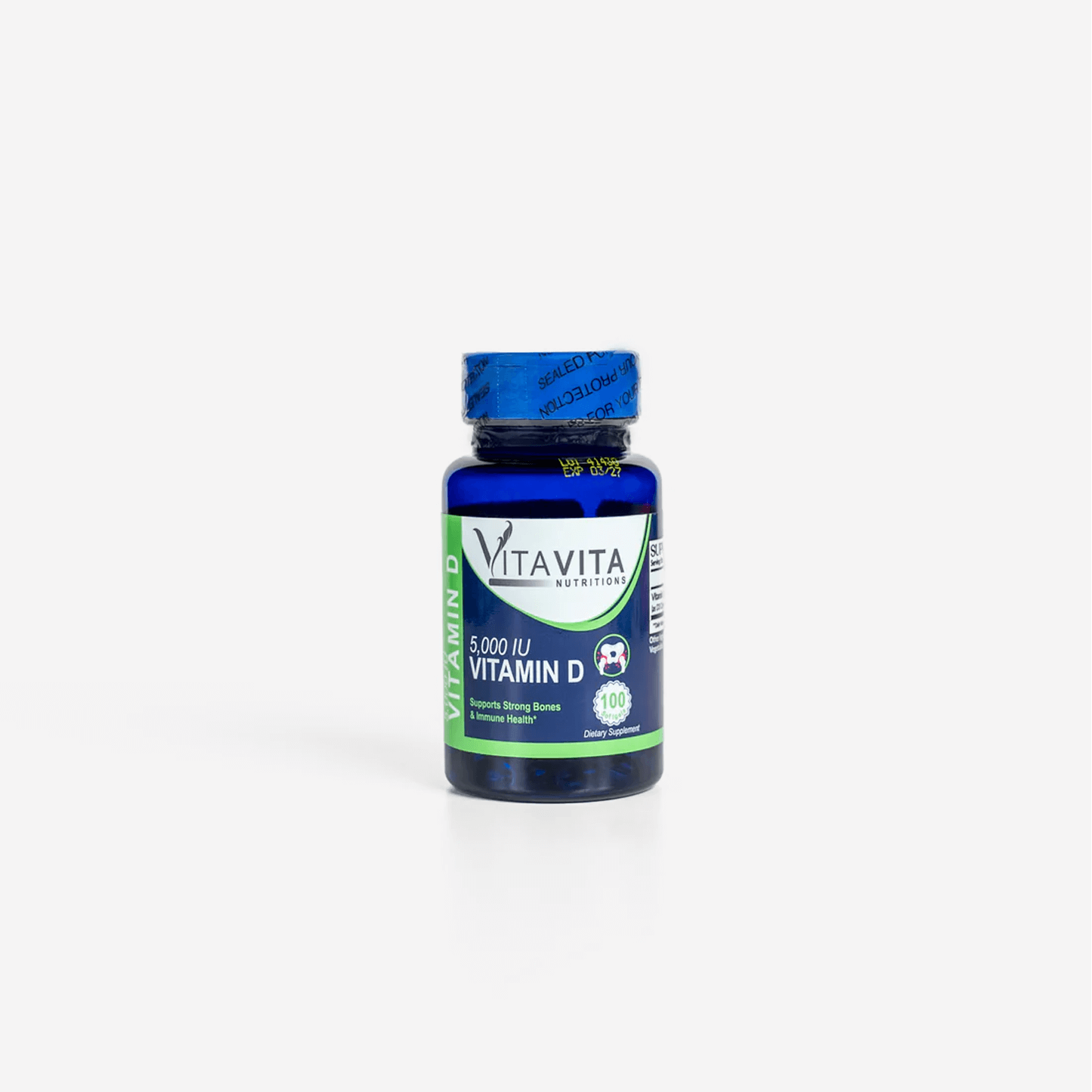 Vitamin D 5000 IU | VitaVita – Immune & Bone Health Support ...