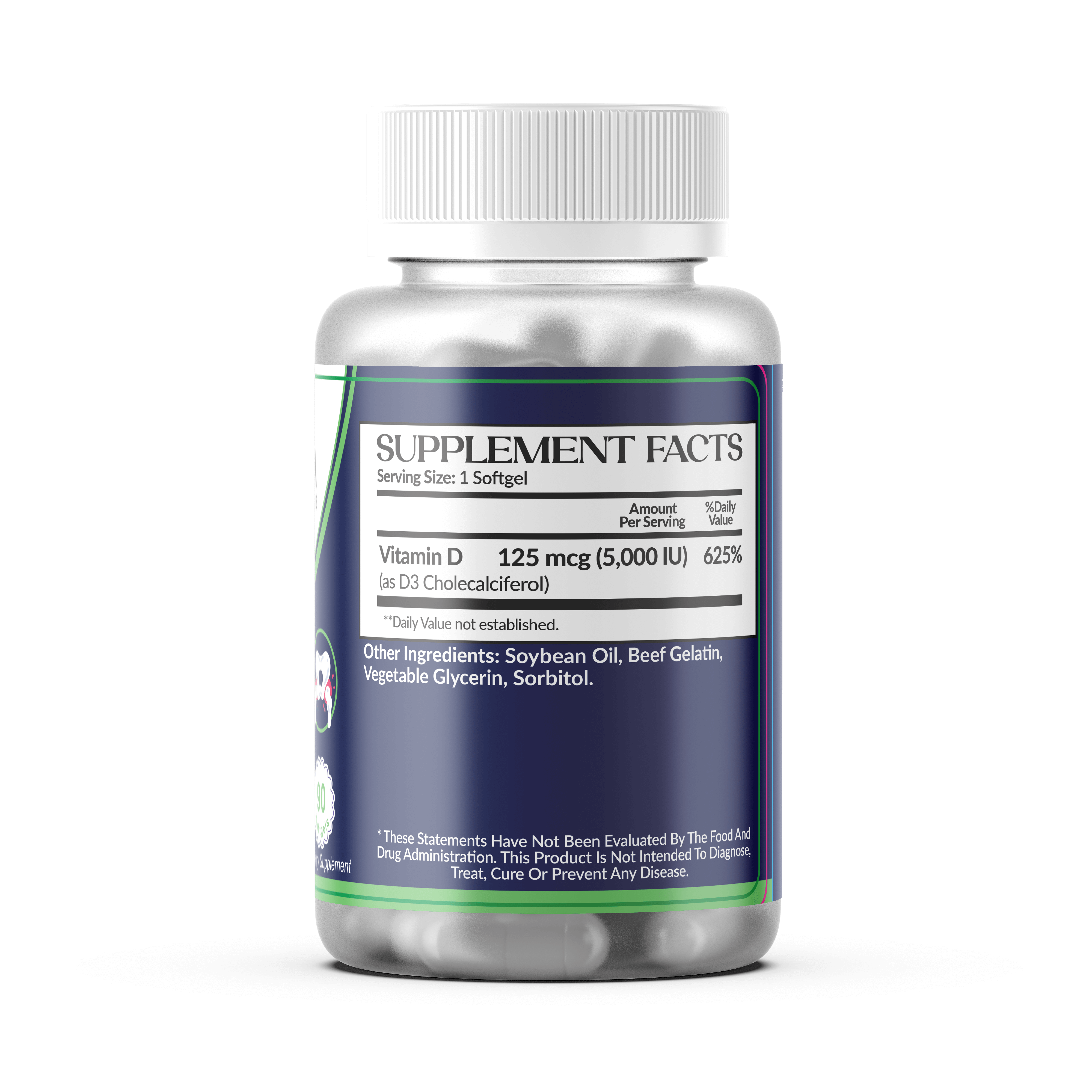 Vitamin D 5000 IU | VitaVita – Immune & Bone Health Support ...